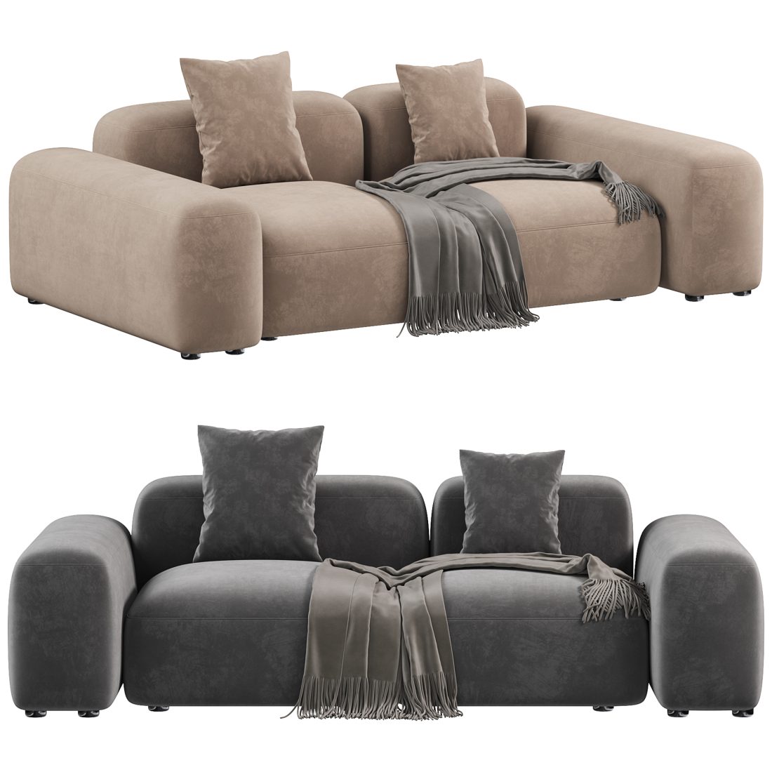 Sofa Lapis 045 3D Model for Corona | CGMood