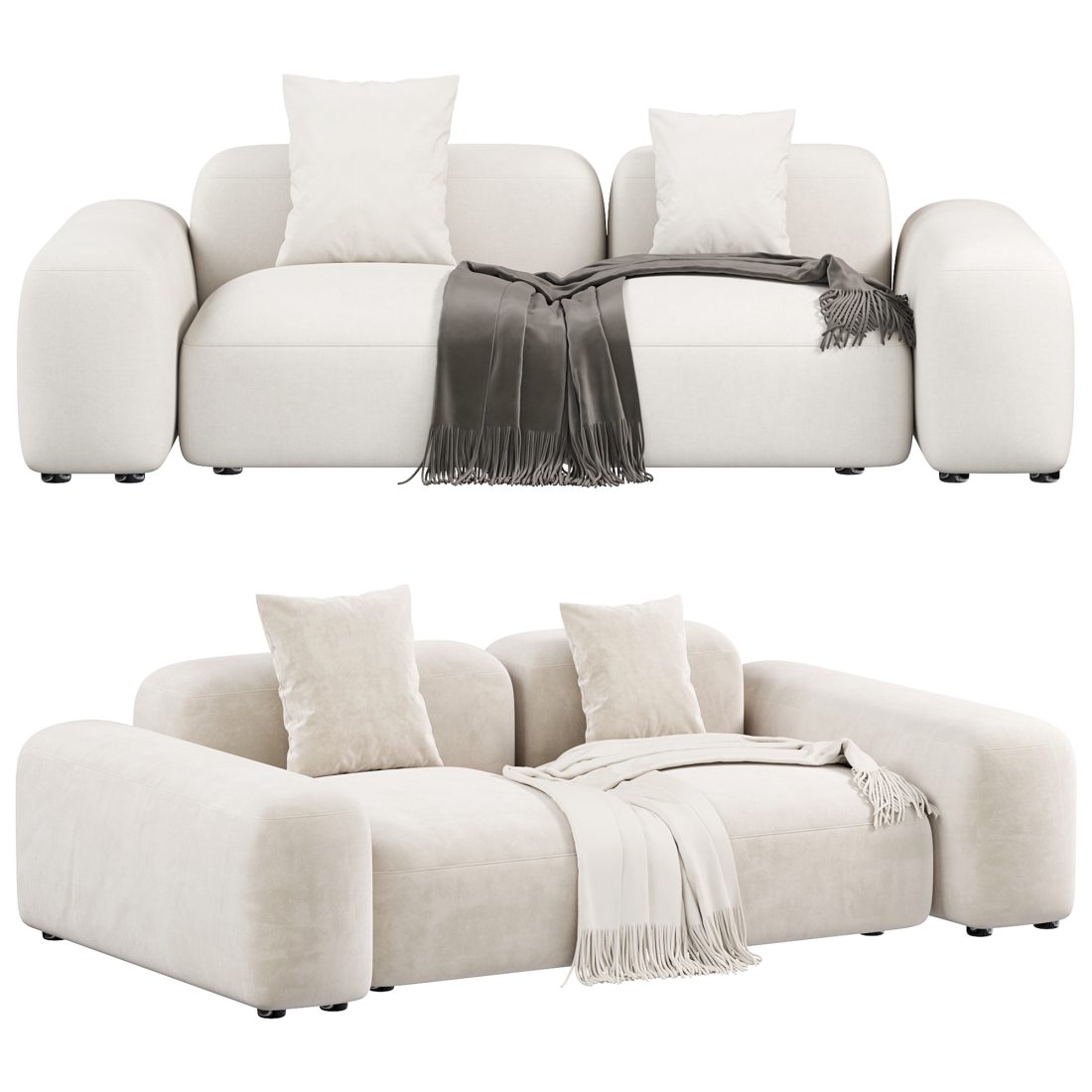 Sofa Lapis 045 3D Model for Corona | CGMood