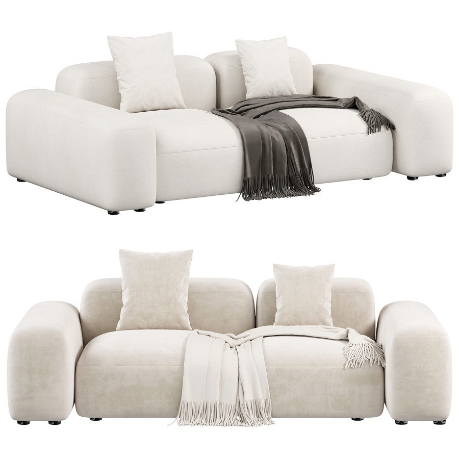 Sofa Lapis 045 - 3D Model for Corona
