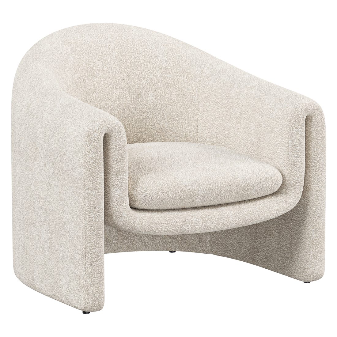 Pollman Upholstered Barrel Chair 3D Model for Corona | CGMood