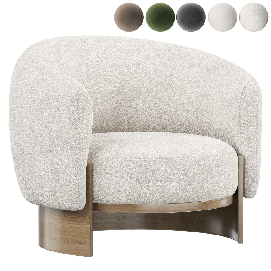 Hug Armchair - 3D Model for Corona