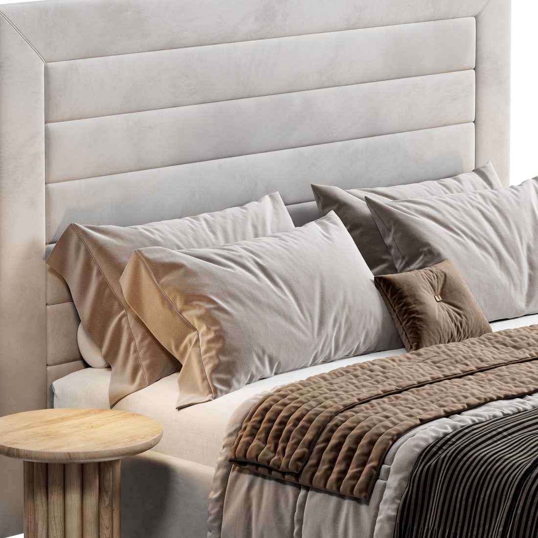 Jessica Bed By Matras Korona 3D Model for Corona | CGMood
