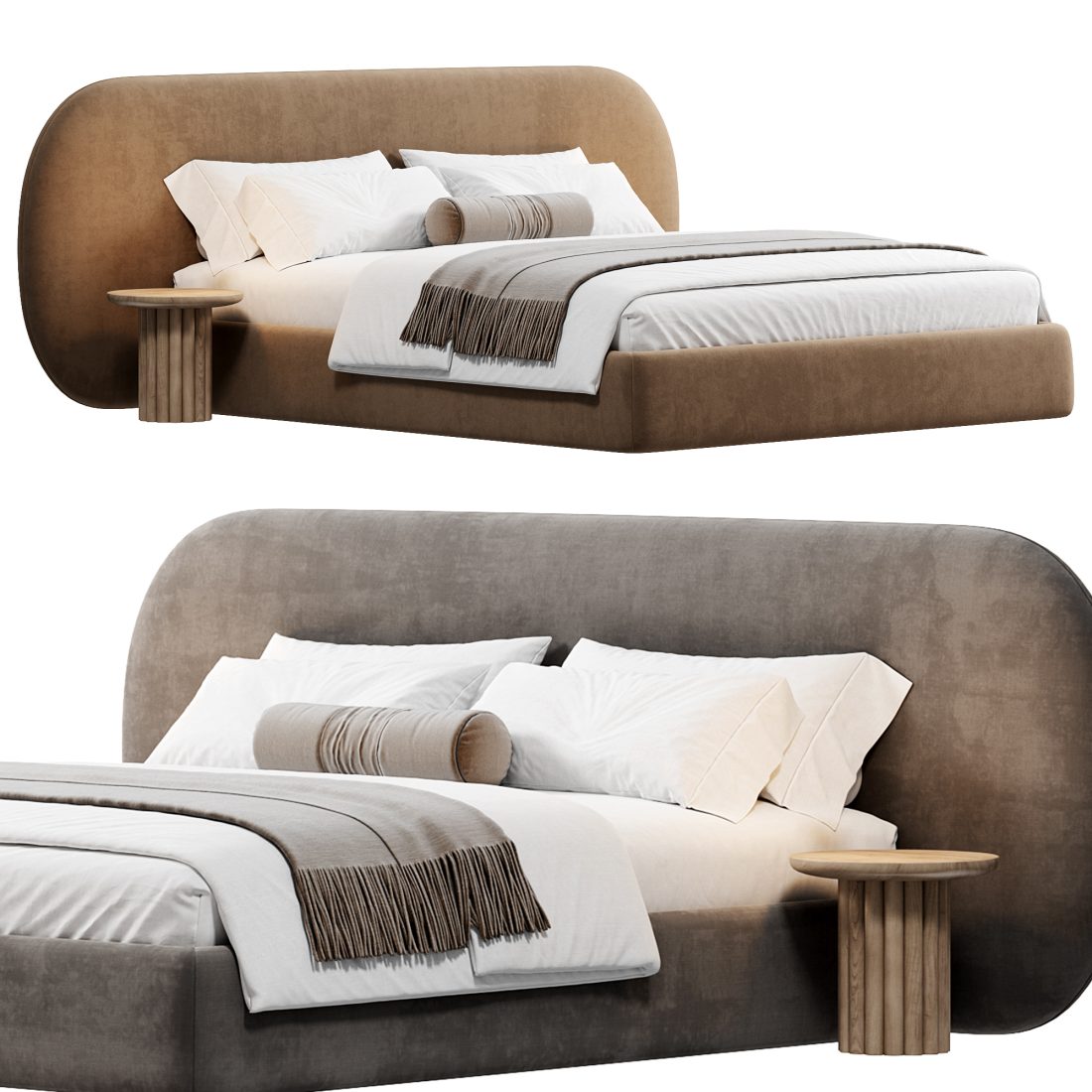 Moca Cloud Bed By Oneandhome - 3D Model for Corona