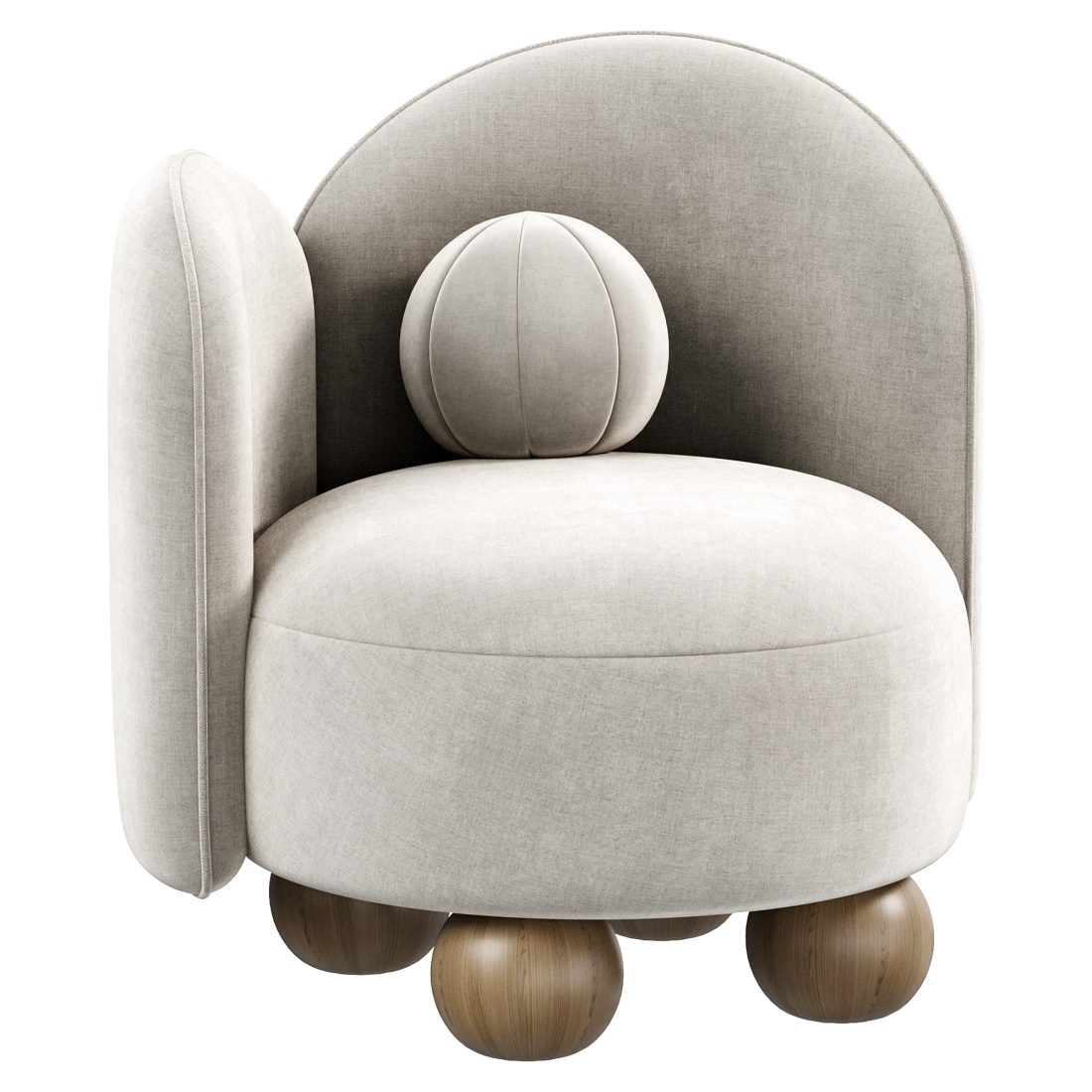 Manon Armchair - 3D Model for Corona