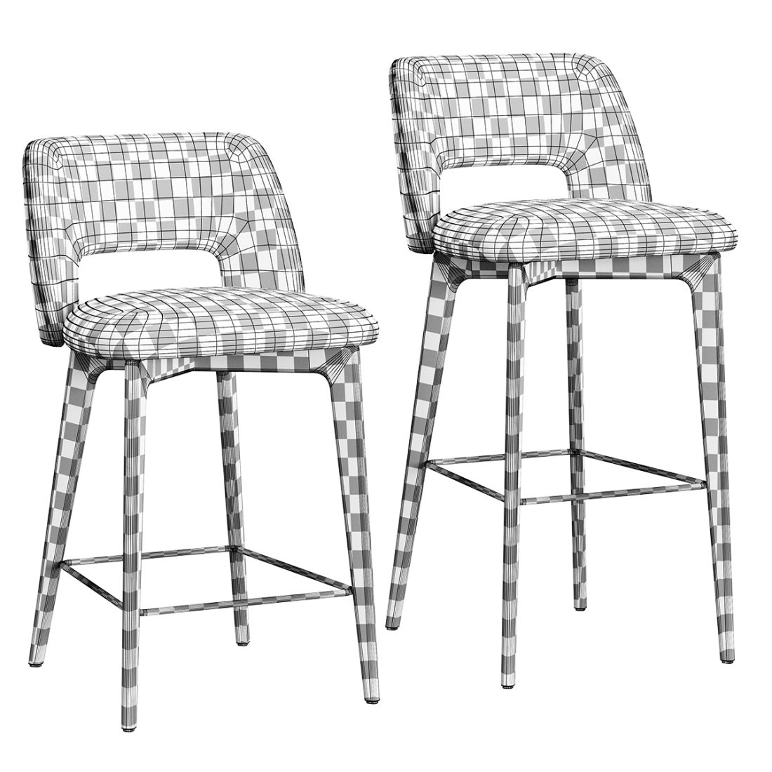 Chair Bono Bar - 3D Model for Corona