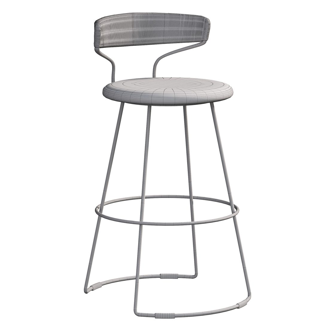 Danish Cord Swivel Counter Stool By Bakerfurniture 3D Model for Corona ...