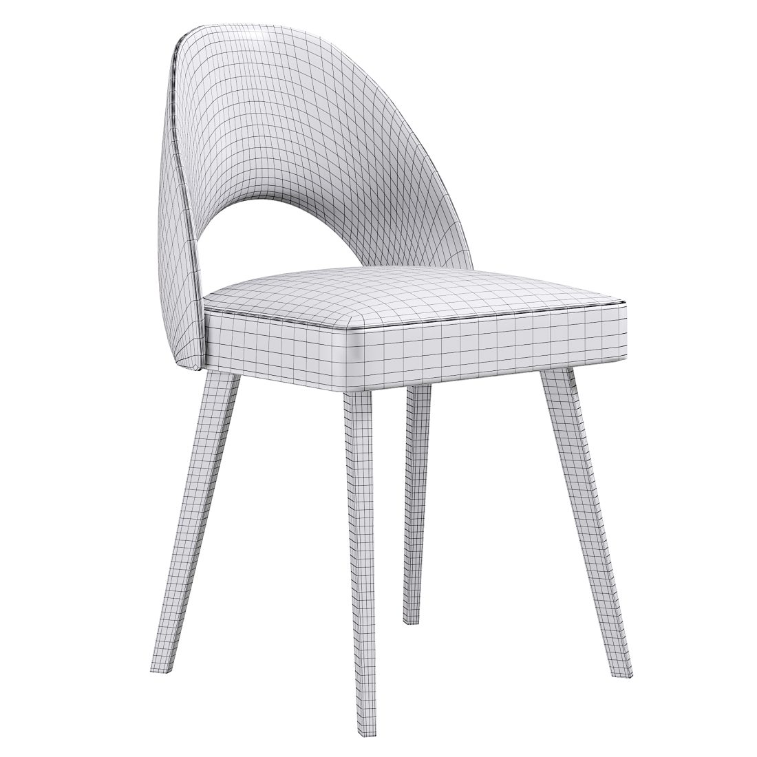 Scala Chair By Collinet Sieges - 3D Model for Corona