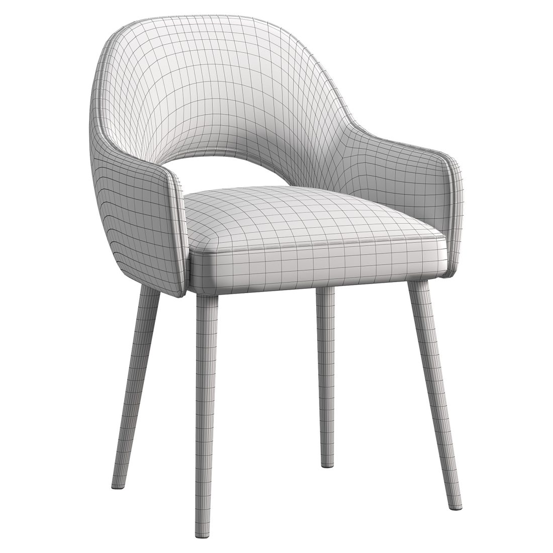 Scala Chair By Collinet Sieges 3D Model for Corona | CGMood