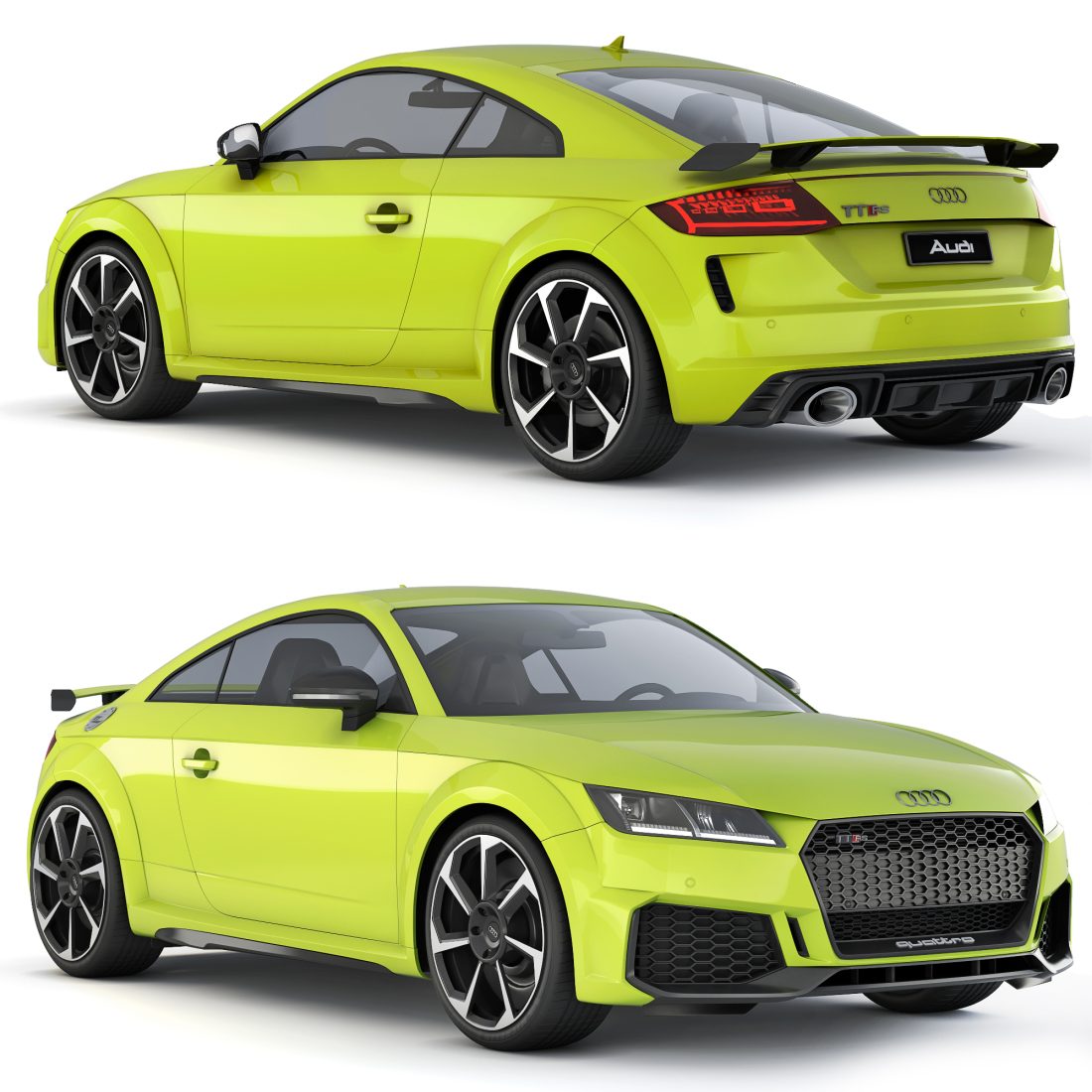 Audi TT RS 2020 3D Model for VRay | CGMood