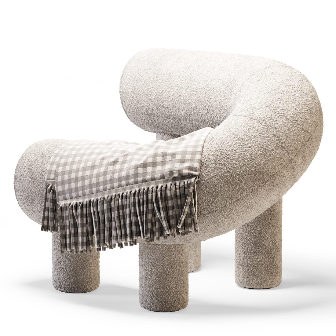 Armchair Umi By Woo 3D Model for Corona | CGMood