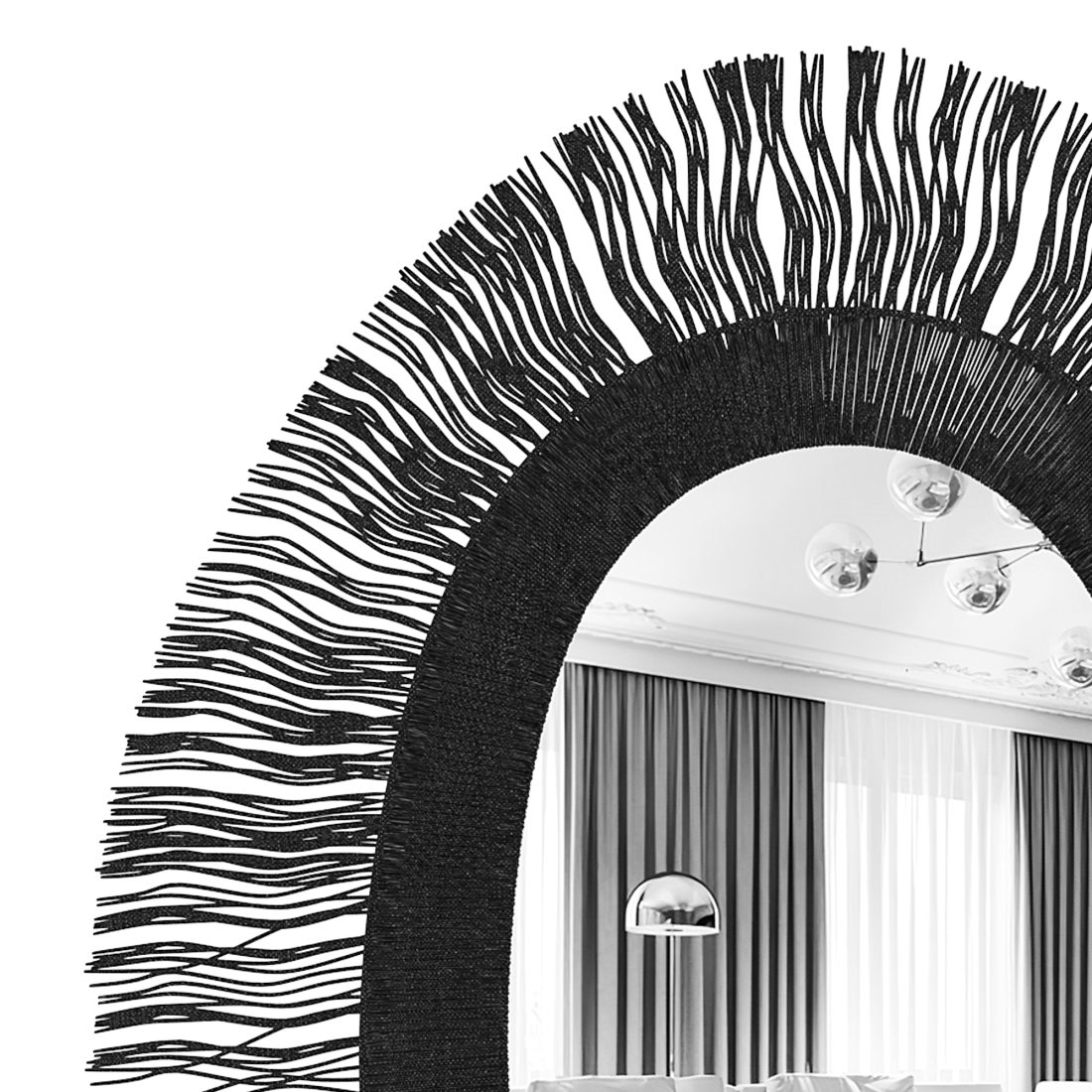 Hoku Mirror By Baker - 3D Model for Corona