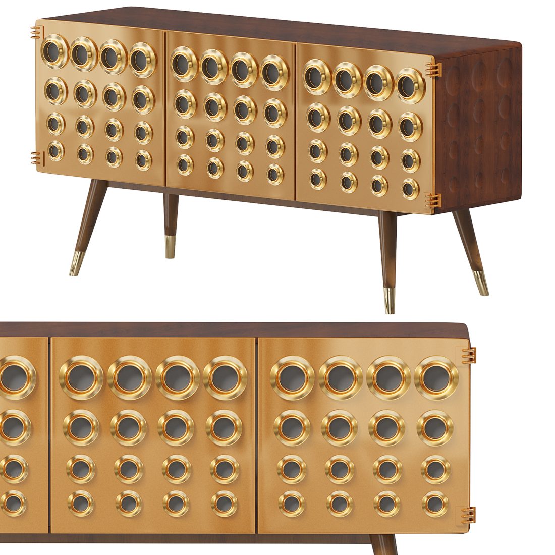 Monocles Sideboard By Maisonvalentina - 3D Model for Corona