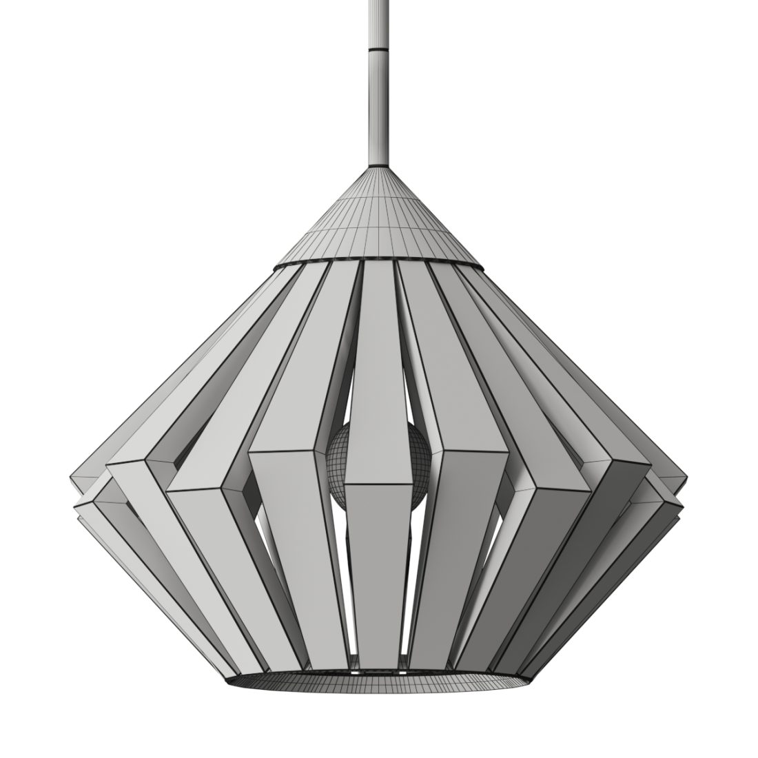 Lulu And Georgia Atticus Pendant Light Lamp - 3D Model for VRay, Corona