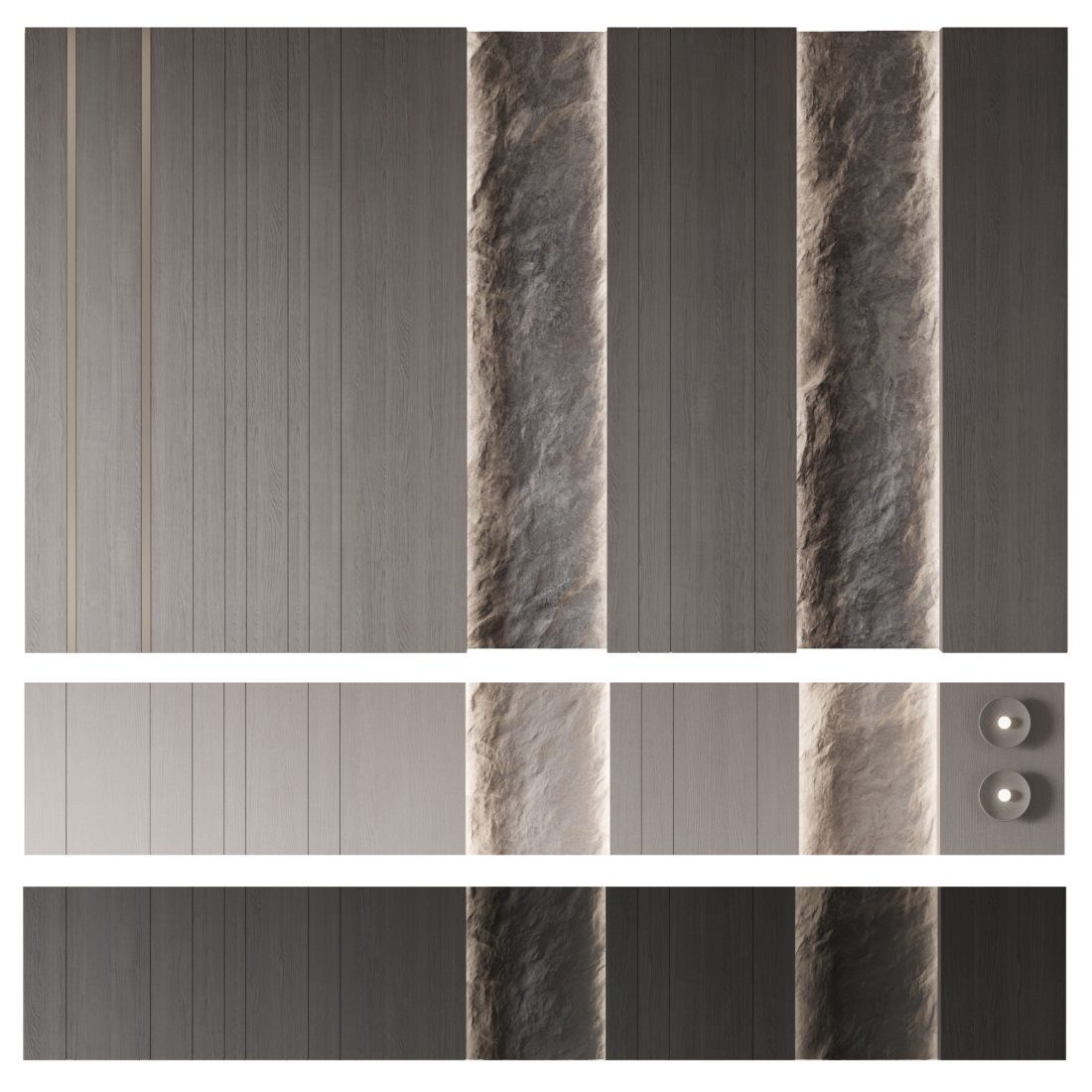 Wall Panel №22 3D Model for VRay, Corona | CGMood