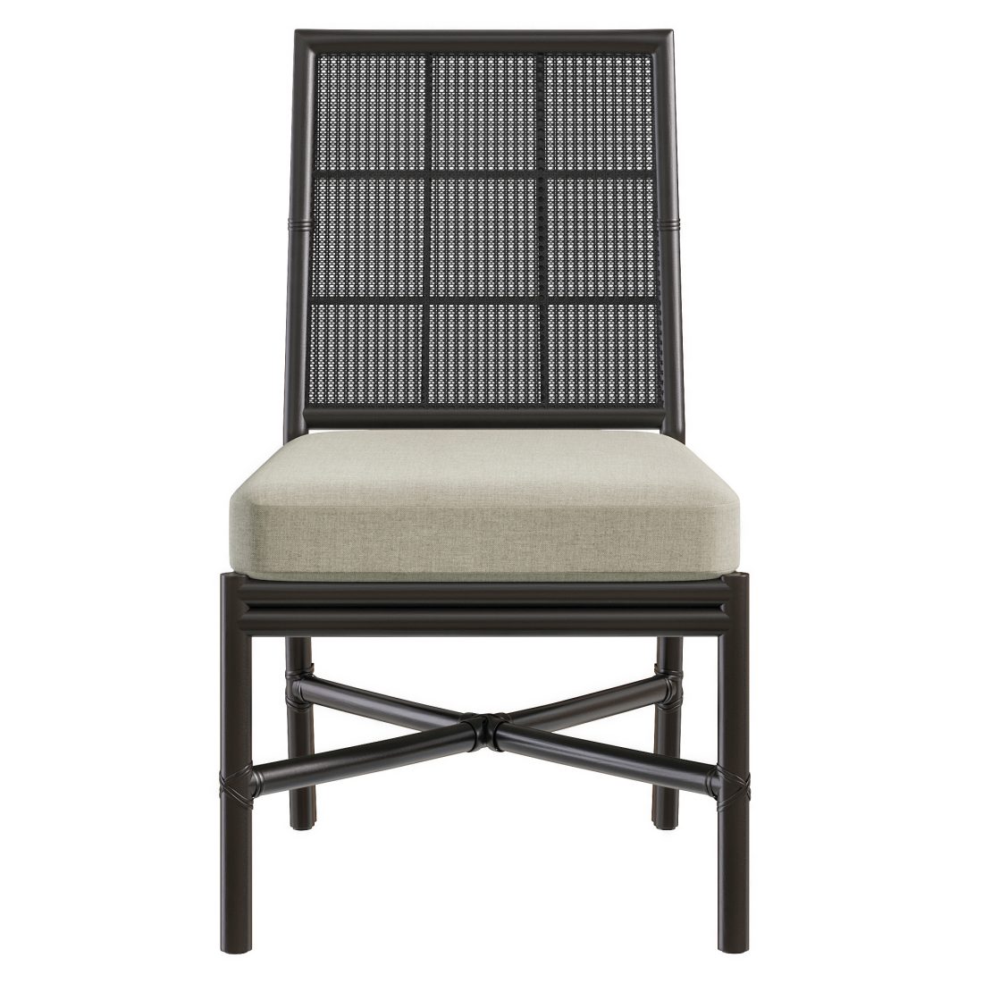 Square Back Caned Side Chair By Bakerfurniture - 3D Model for Corona
