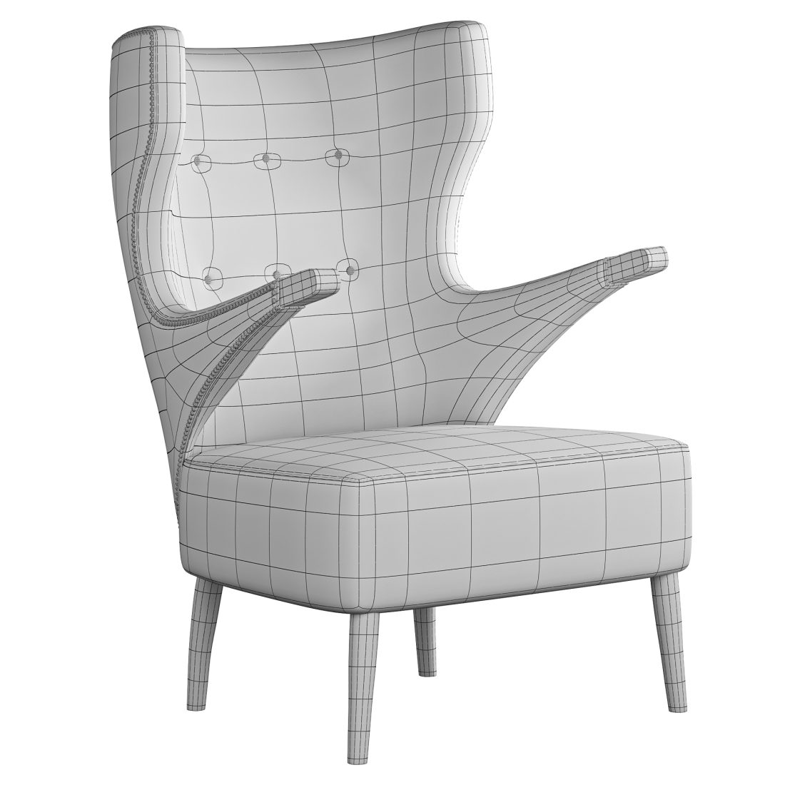 Sika Armchair By Maisonvalentina - 3D Model for Corona