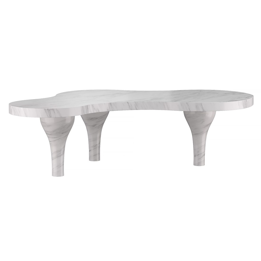 Freeform Cocktail Table By Bakerfurniture 3D Model for Corona | CGMood
