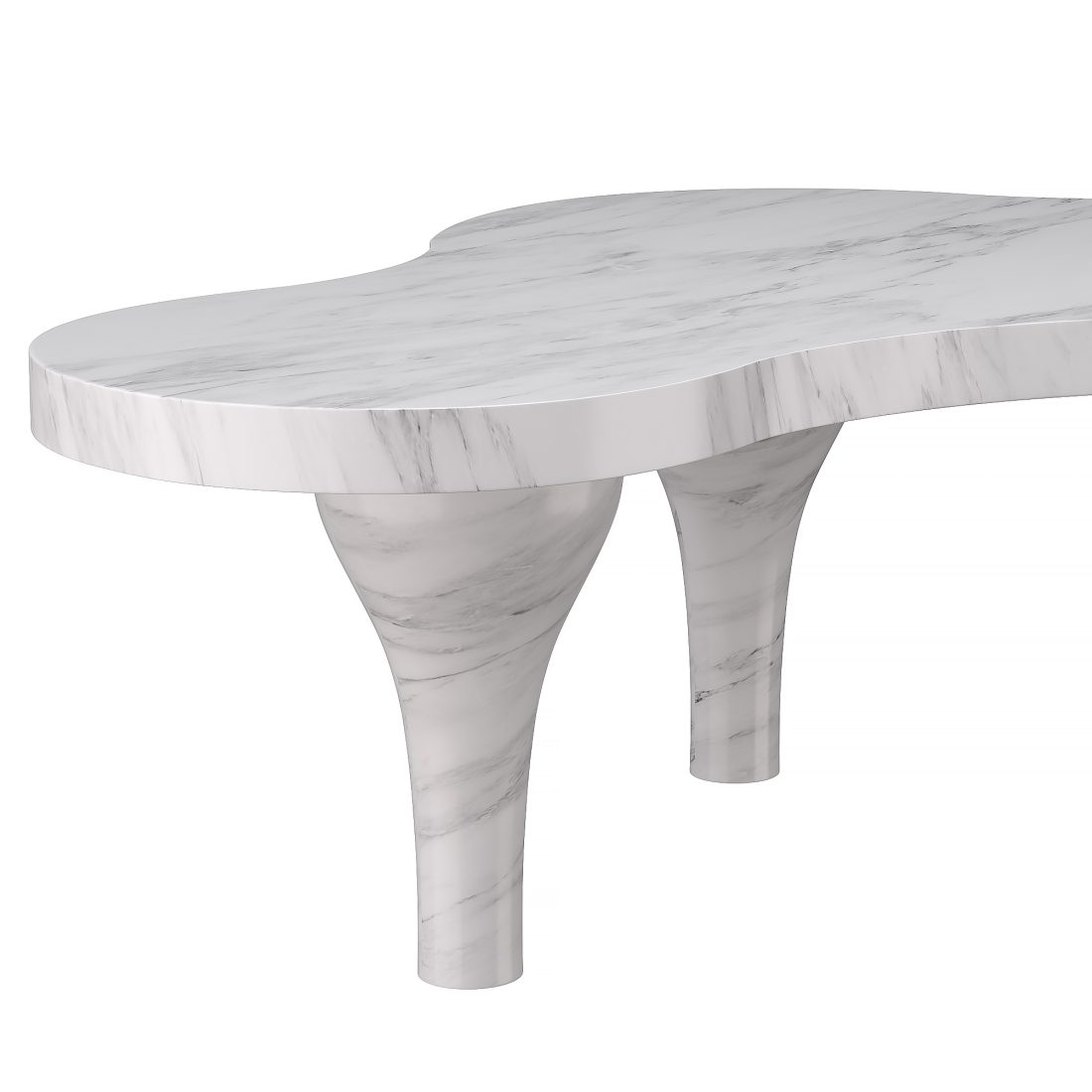 Freeform Cocktail Table By Bakerfurniture 3D Model for Corona | CGMood