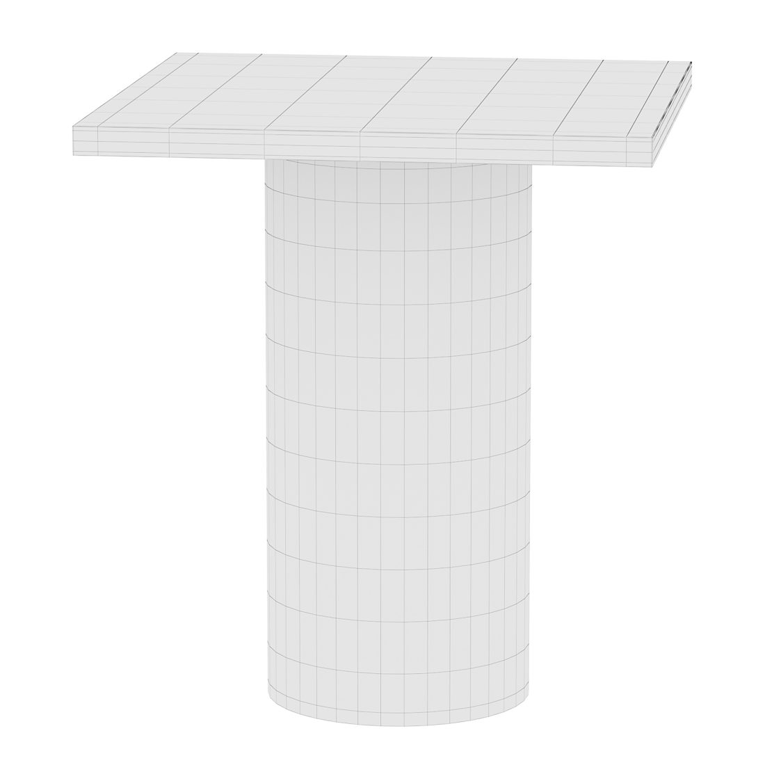 Alexa_side_table - 3D Model for Corona