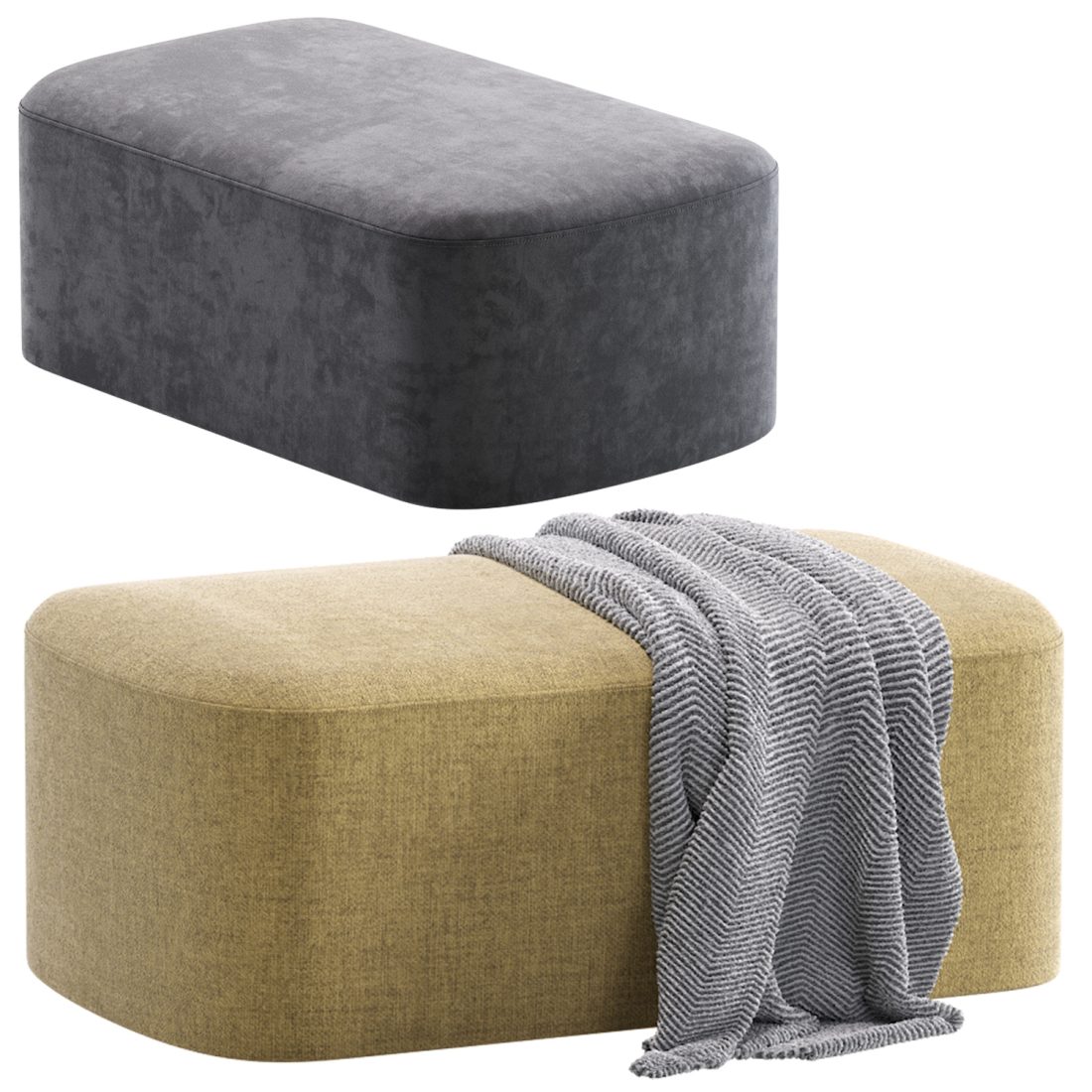 Poof Bilas By Cazarina Interiors - 3D Model for Corona