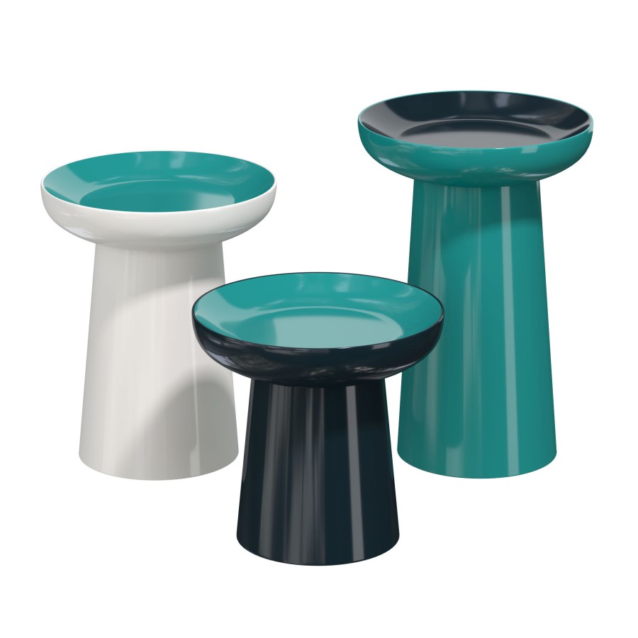 Fungo Round Glass Fibre Side Table By Hc28 Cosmo - 3D Model for Corona
