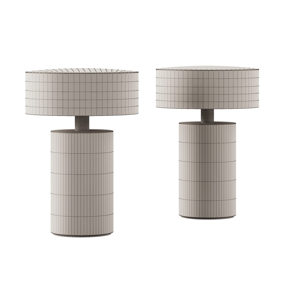 413 Audo Menu Column Table Lamp Portable 01 - 3D Model for VRay, Corona