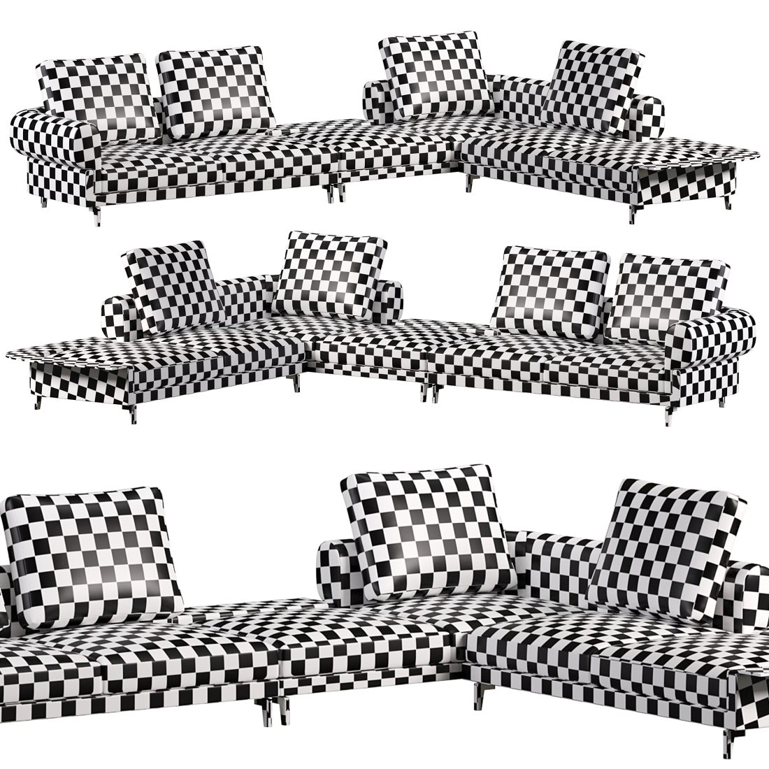 Carter Modular Sofa Fargo By By Hc28 Cosmo 3D Model for Corona | CGMood