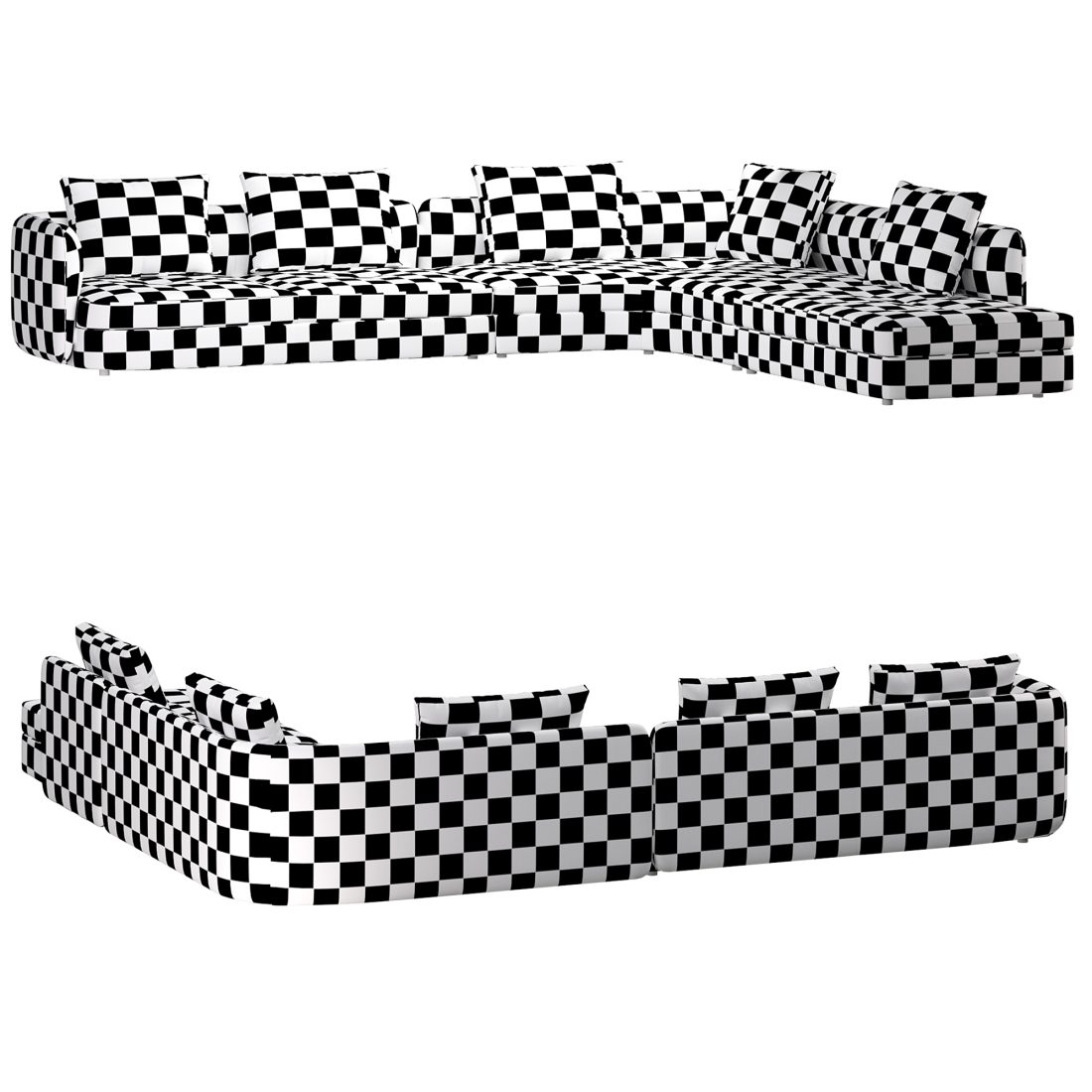 Echo Sofa Hc28 Cosmo - 3D Model for Corona