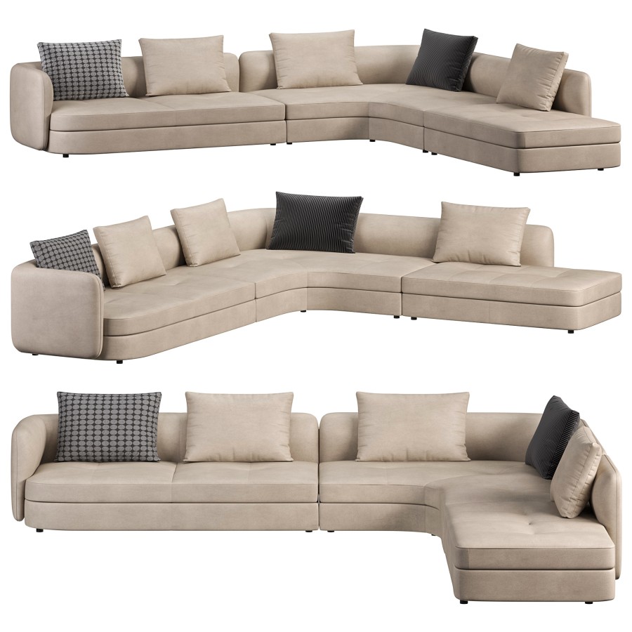 Echo Sofa Hc28 Cosmo - 3D Model for Corona