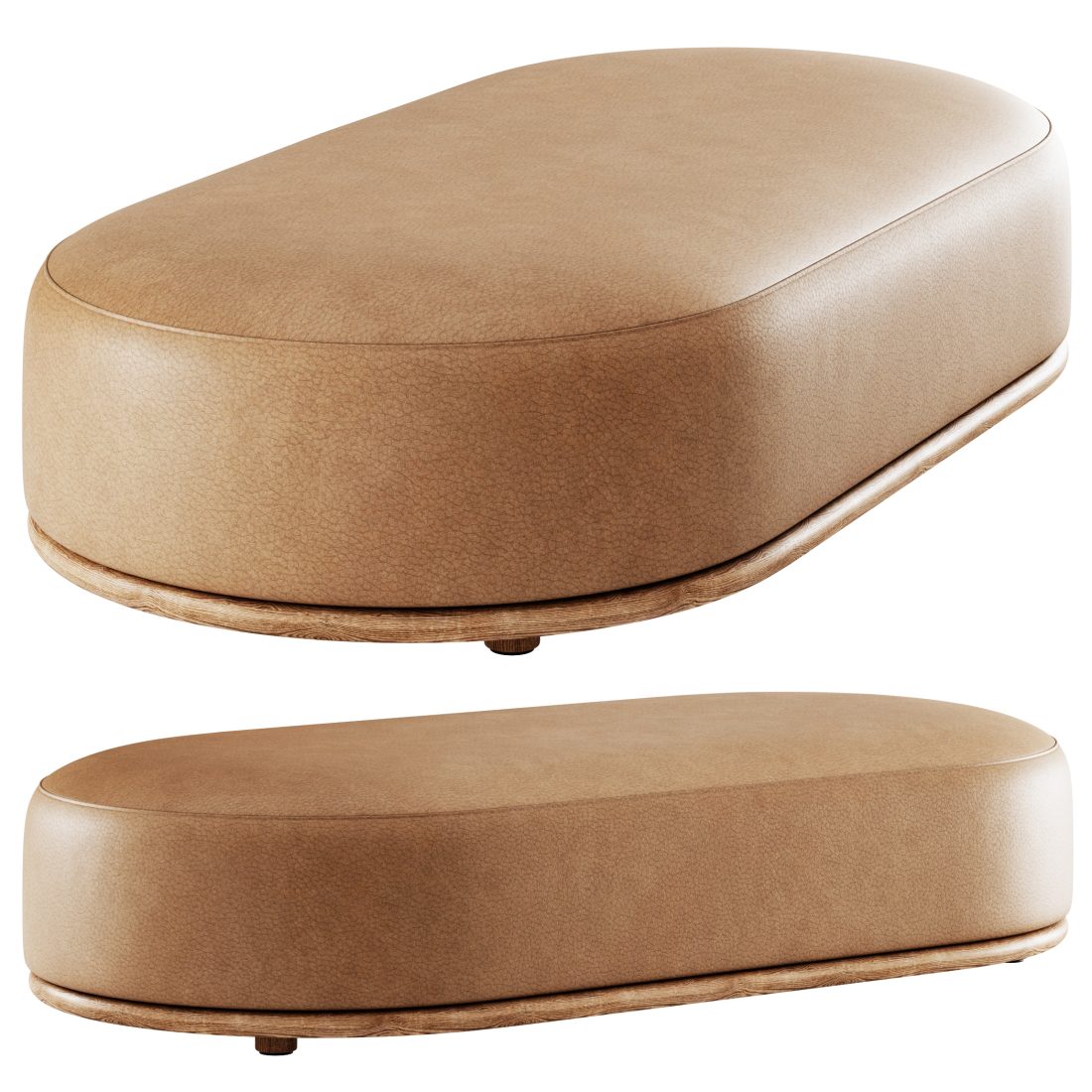 Cask Xl Ottoman By Expormim - 3D Model for VRay