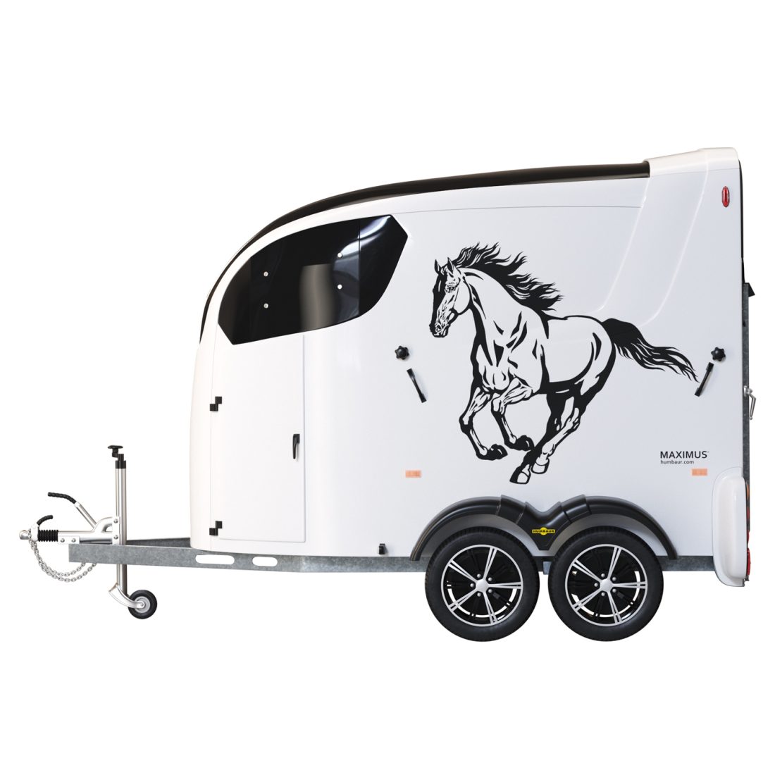 Humbaur Maximus Horse Trailer - 3D Model for VRay
