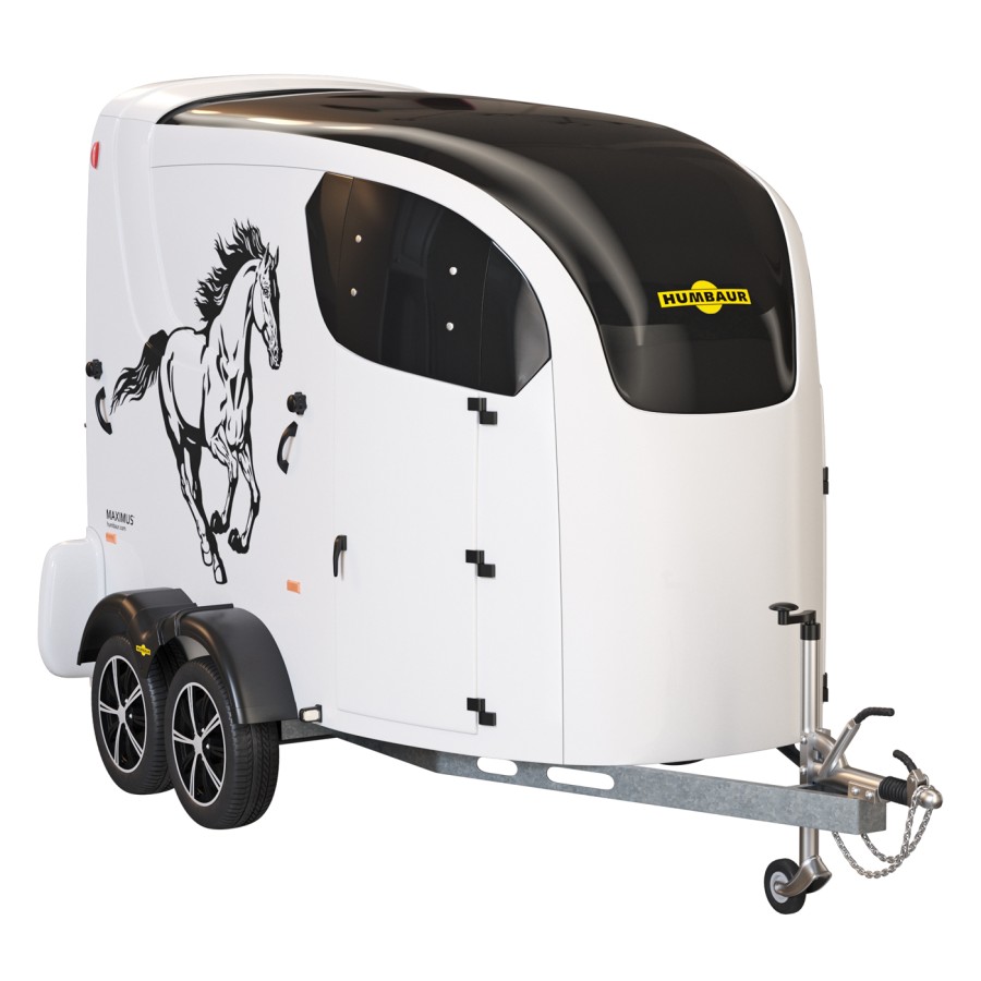 Humbaur Maximus Horse Trailer - 3D Model for VRay