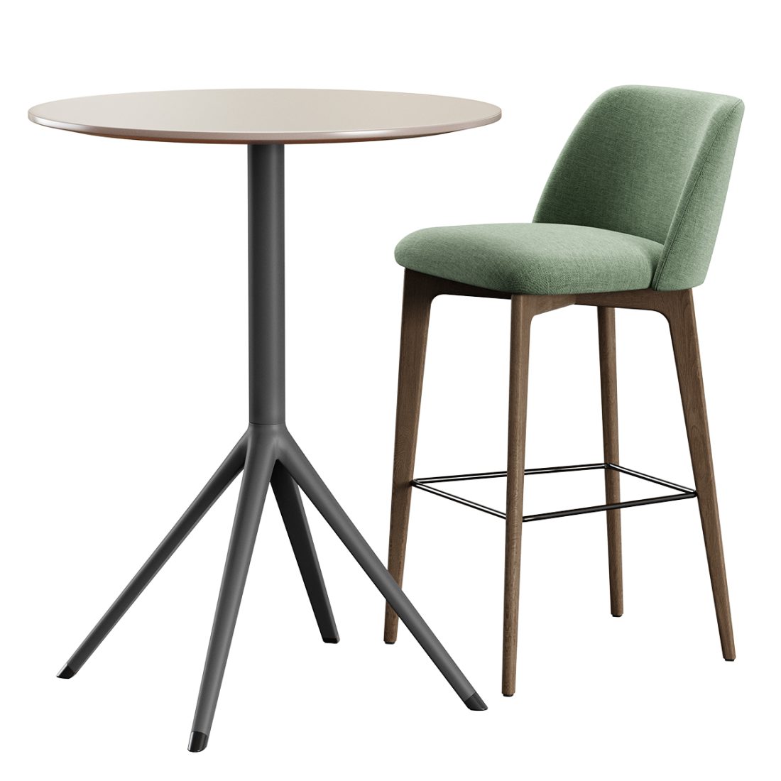 Chair Bono Bar Otx Table 3D Model for Corona | CGMood