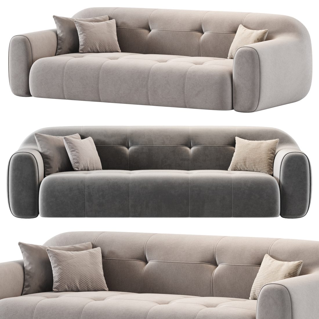 Brace Sofa 3D Model for Corona | CGMood
