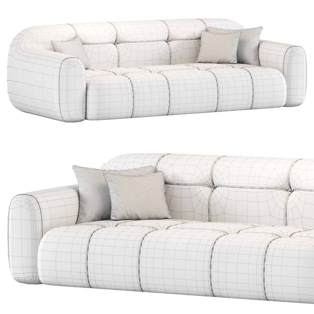 Brace Sofa 3D Model for Corona | CGMood