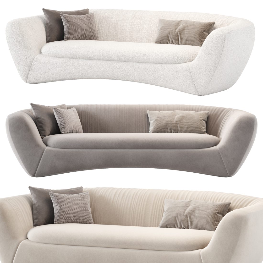 Cecil Sofa 3D Model for Corona | CGMood