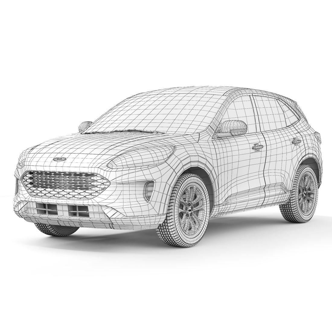 Ford Escape SEL 2021 - 3D Model for VRay