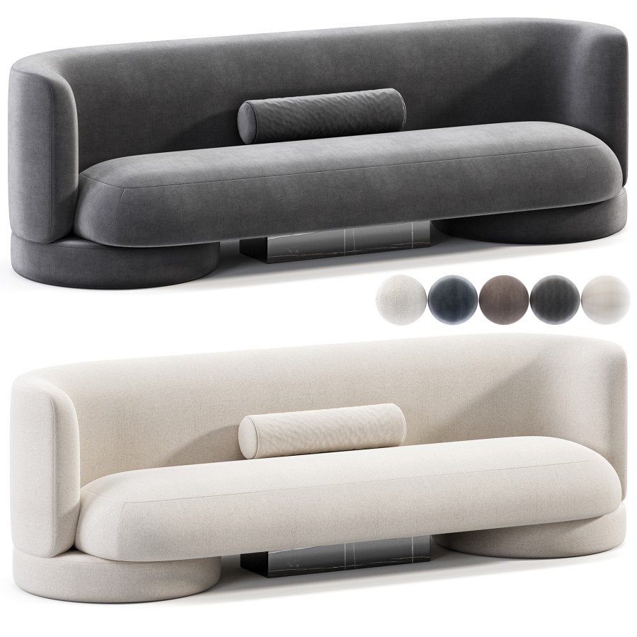 Sofa Mode Option With Marble 3D Model for Corona | CGMood