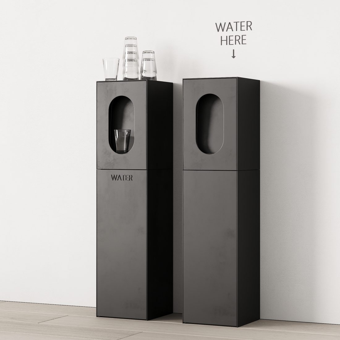438 Purifier The Apas Monolith Water Cooler 3D Model for VRay, Corona ...