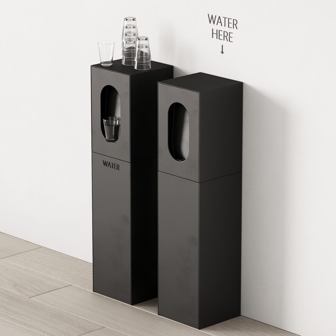 438 Purifier The Apas Monolith Water Cooler 3D Model for VRay, Corona ...