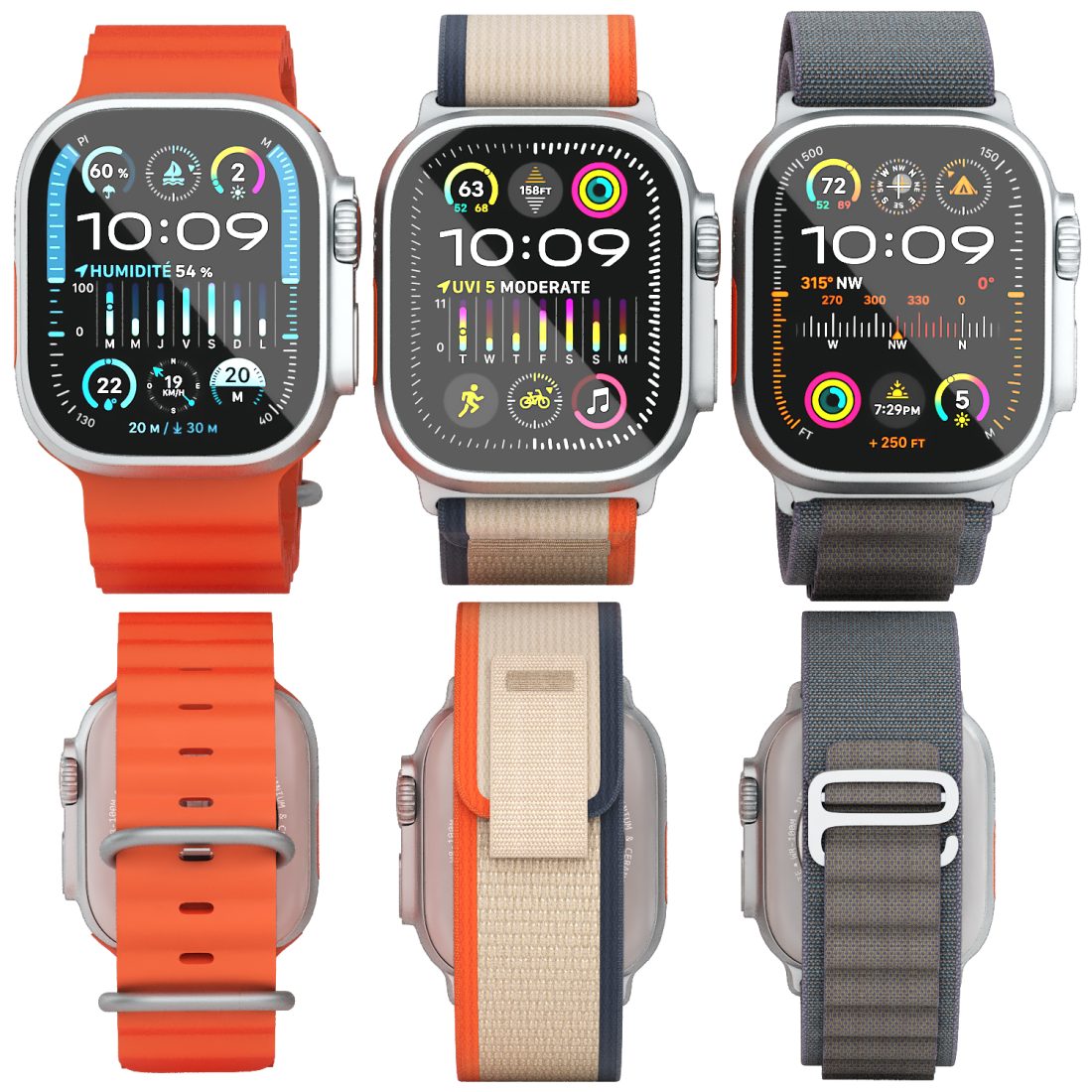 Apple Watch Ultra 2 3D Model for VRay, Corona | CGMood