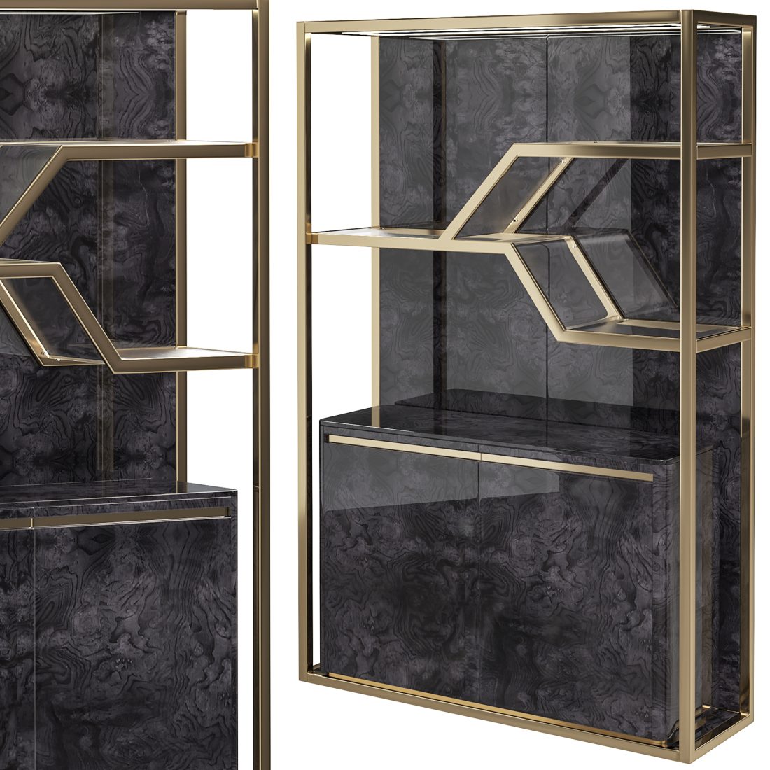 Bookshelf By Giorgio Collection - 3D Model for Corona