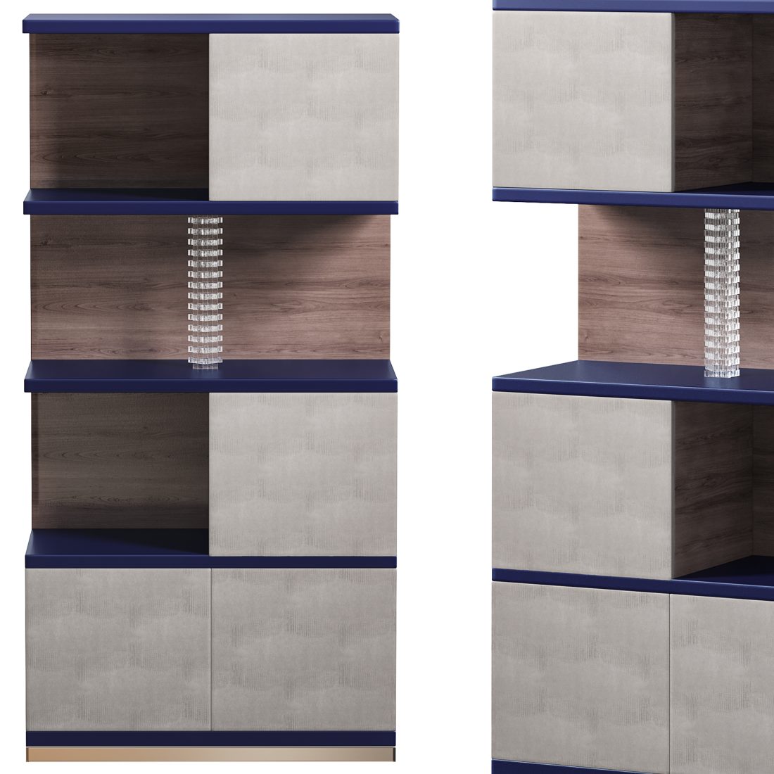 Two Piece Bookcase By Giorgio Collection - 3D Model for Corona