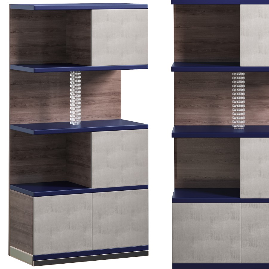 Two Piece Bookcase By Giorgio Collection - 3D Model for Corona