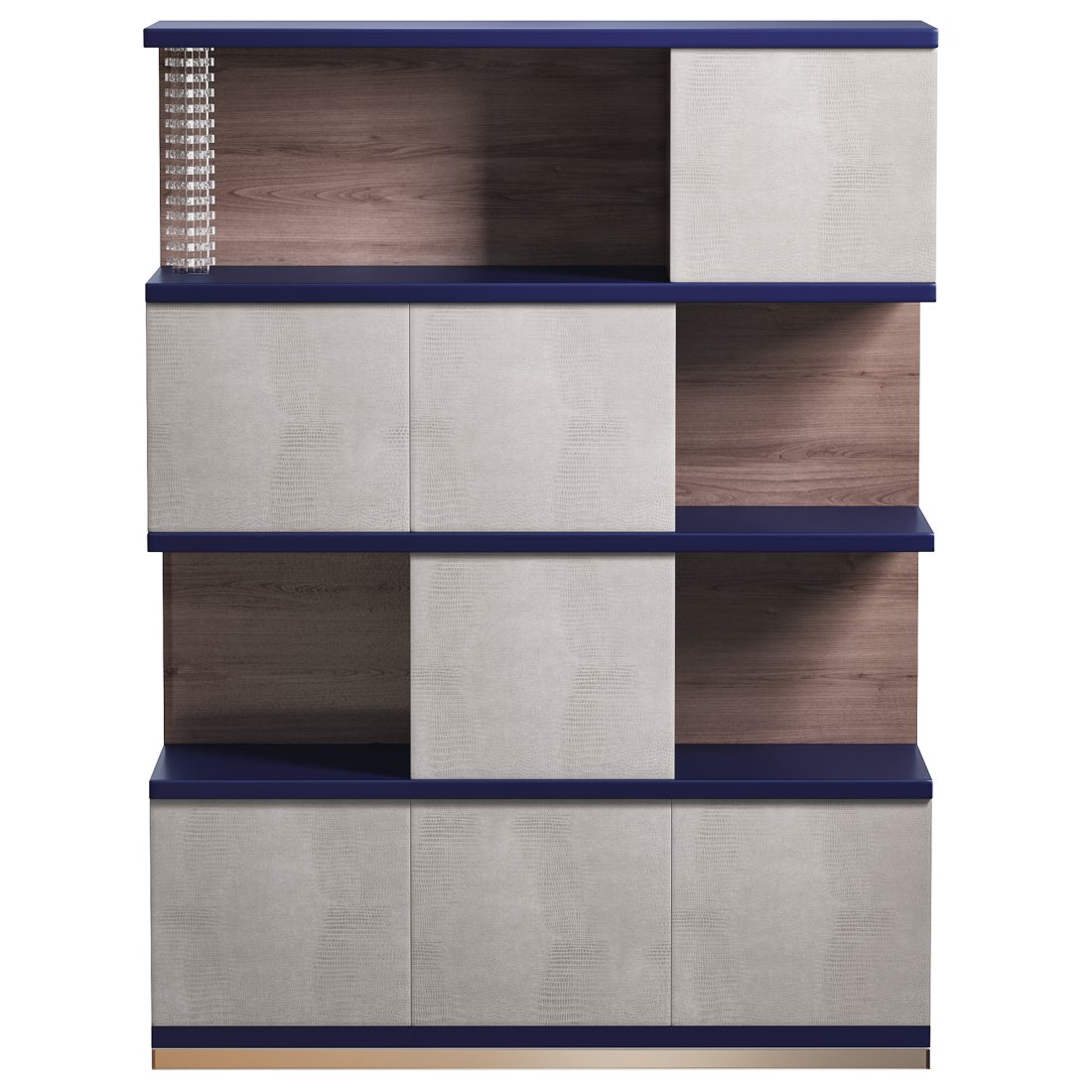 Three Section Bookcase By Giorgio Collection - 3D Model for Corona