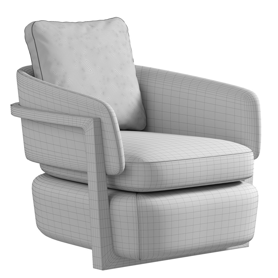 Arena Armchair By Porada 3D Model for Corona | CGMood