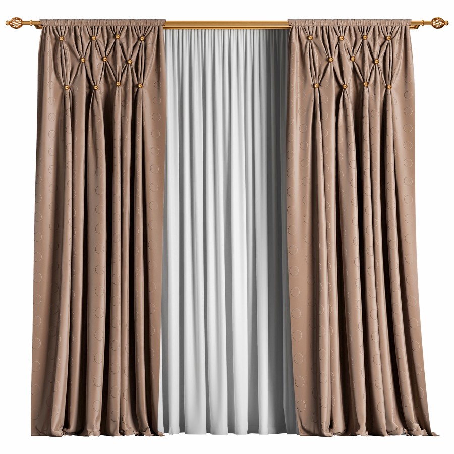 Curtain 3D Model for Corona | CGMood