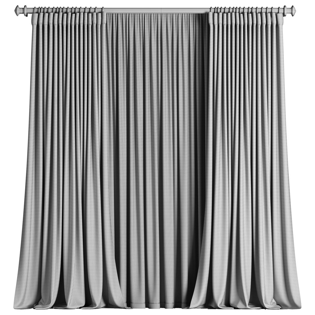 Curtain 3D Model for Corona | CGMood