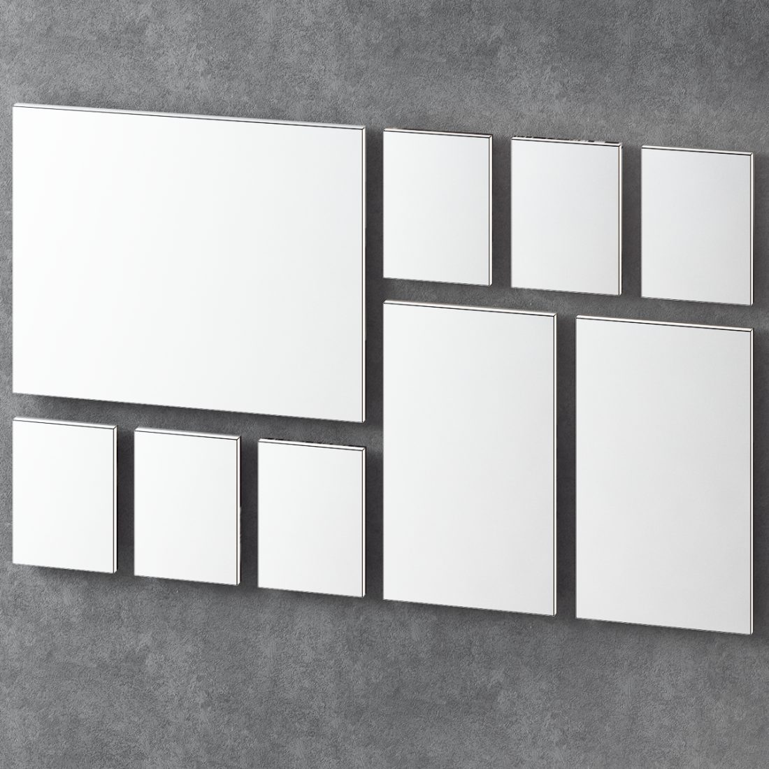 Pjatteryd Set Of Paintings Of 9 - Nature Ikea 3D Model for VRay, Corona ...