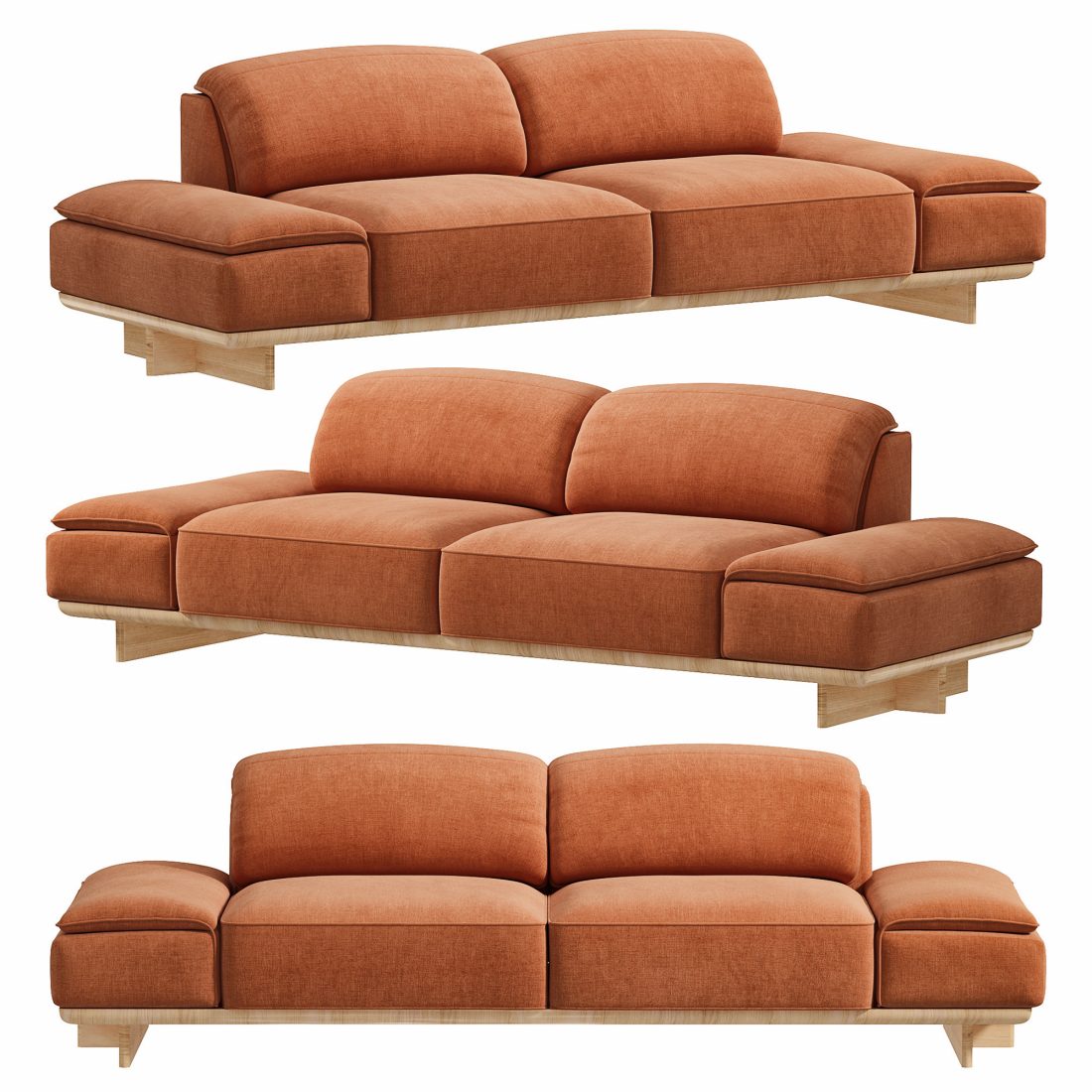 Adam Sofa - 3D Model for Corona